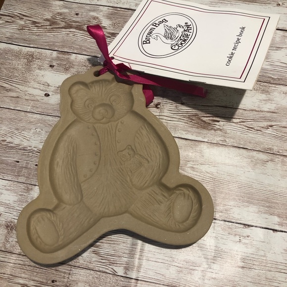 Brown Bear | Holiday | Vintage Brown Bag Cookie Art Bear Mold | Poshmark